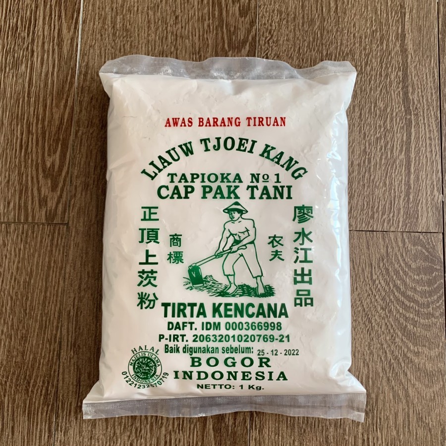 Jual Tepung Tapioka / Tepung Sagu Cap Pak Tani Liauw Tjoei Kang 1 kg ...