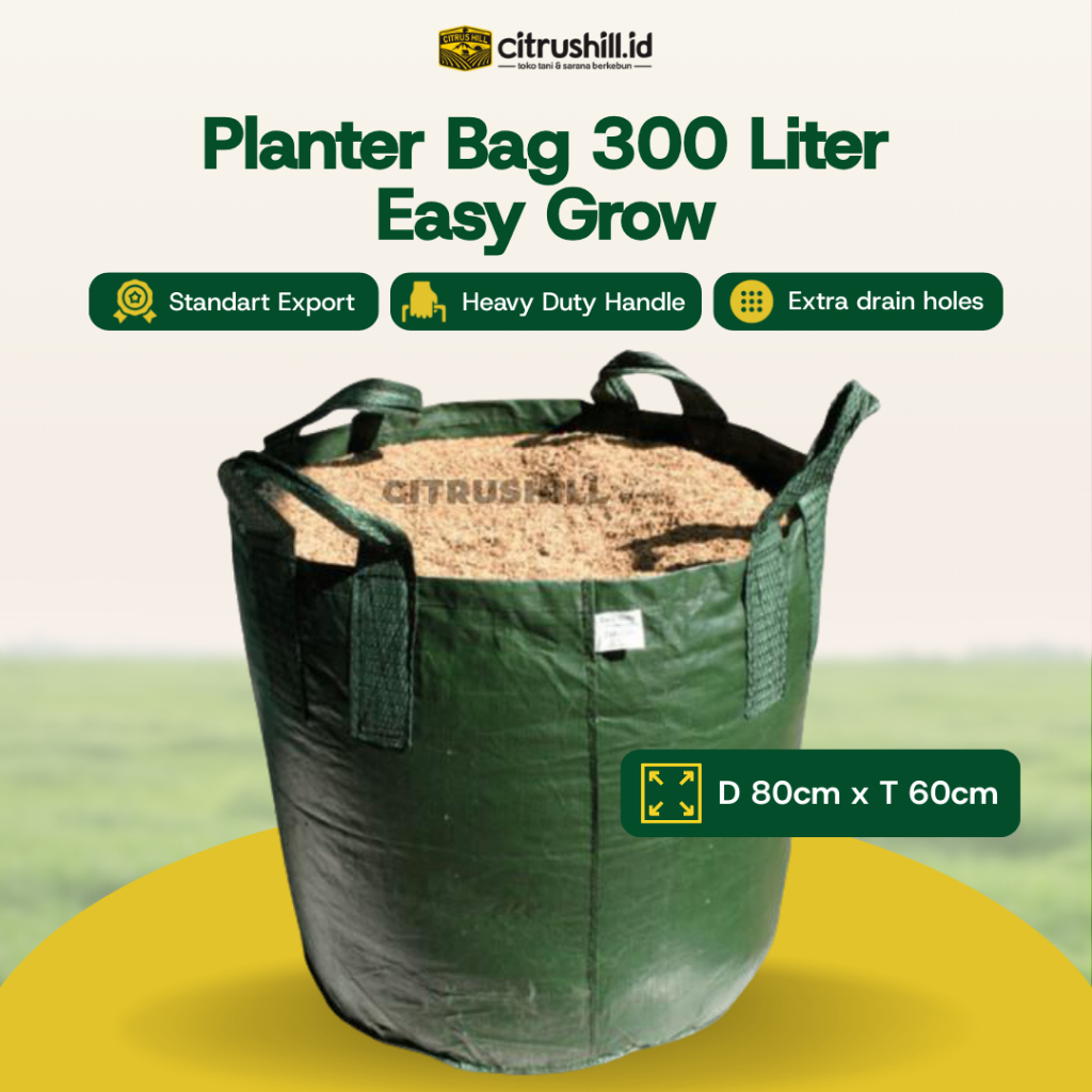Jual PLANTER PLENTER BAG 300 liter EASY GROW PLANTERBAG POT BUNGA ...