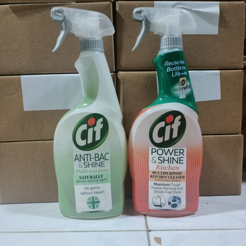 Jual Cif Power& Shine Kitchen Multipurpose Kitchen Cleaner 700ml ...