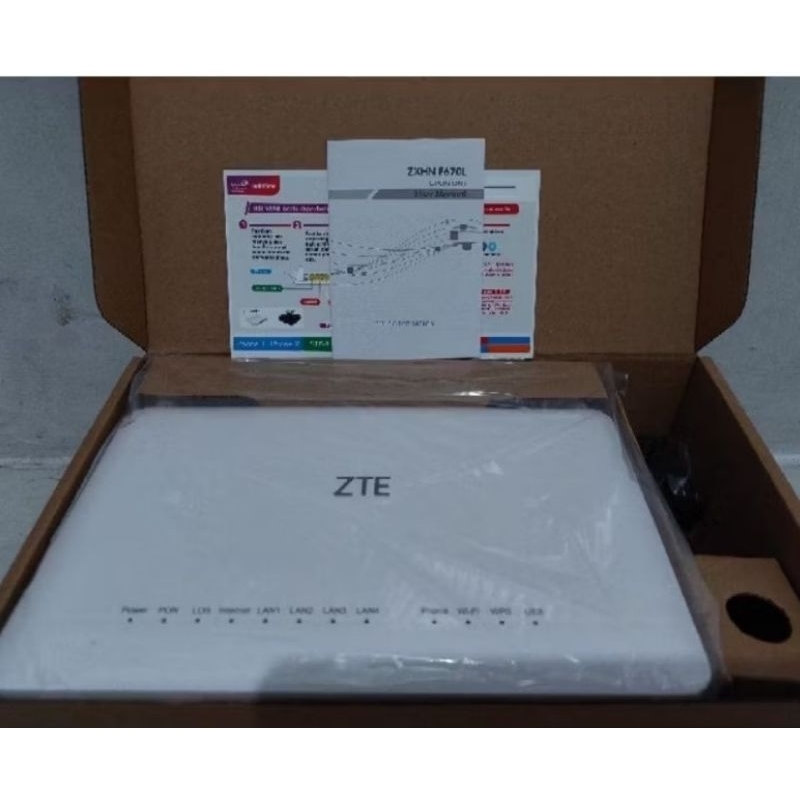 Jual ZTE F670L DUALBAND GPON port hijau | Shopee Indonesia