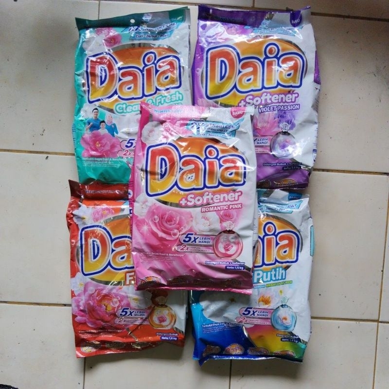 Jual Daia deterjent 1,5kg dan 800g promo | Shopee Indonesia