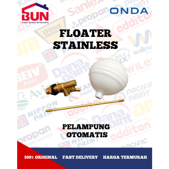 Jual Pelampung Kuningan 1/2" 3/4" 1" Inch Soligen Brass Awet Tebal Dim ...