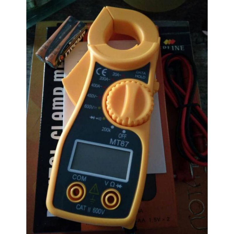 Jual Digital Clamp Meter MT87 400A AC Tang Ampere Digital 400A AC ...