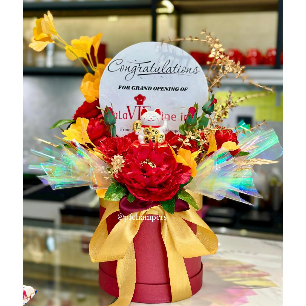 Jual READY KADO GRAND OPENING TOKO RESTO LUCKY CAT PAPAN BUNGA ...