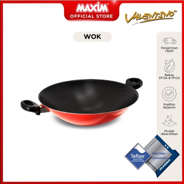 Jual SALE!! MAXIM VALENTINO 30-36 CM / WAJAN MAXIM / PENGGORENGAN MAXIM ...