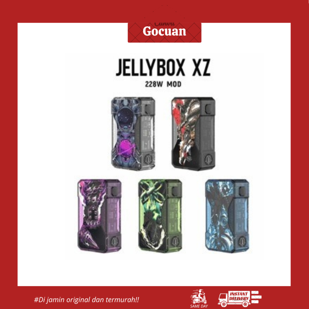 Jual RINCOE JELLYBOX XZ 228W MOD NO DISPLAY MOD 100% AUTHENTIC | Shopee ...