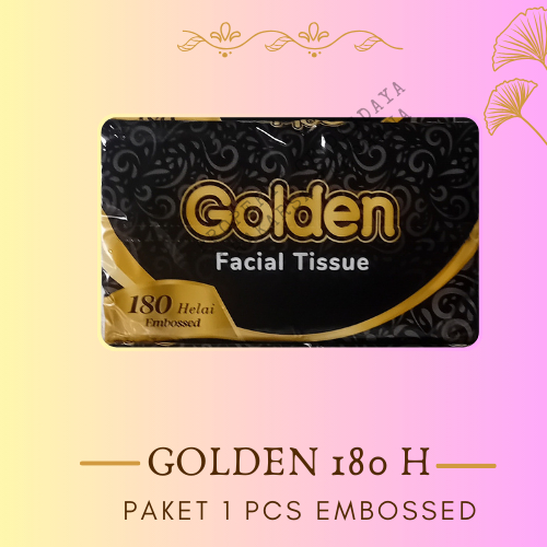 Jual (Paket 1) Golden Tisu 180 Helai Embossed | Pilihan Ekonomis ...