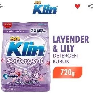 Jual SO KLIN lavender&lily detergent bubuk 720g | Shopee Indonesia