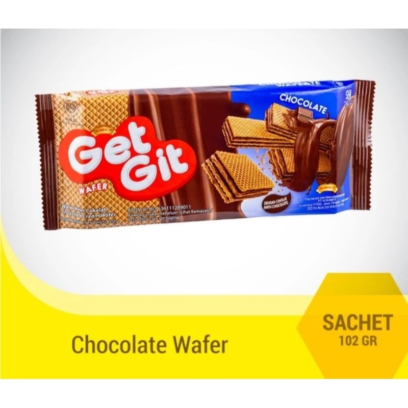 Jual Get Git Wafer Rasa Coklat (102 Gr) | Shopee Indonesia