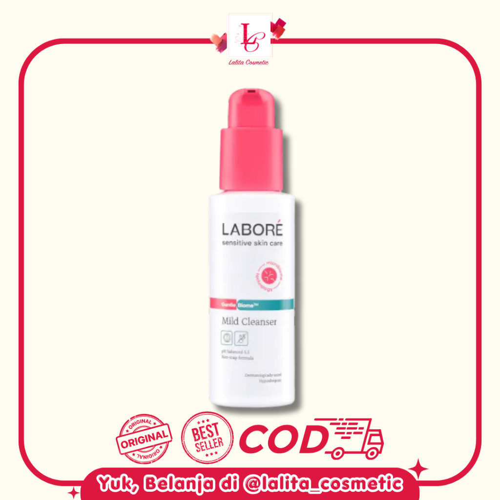 Jual LABORE Sensitive Skincare Gentle Biome Mild Cleanser 100ml & 225ml ...