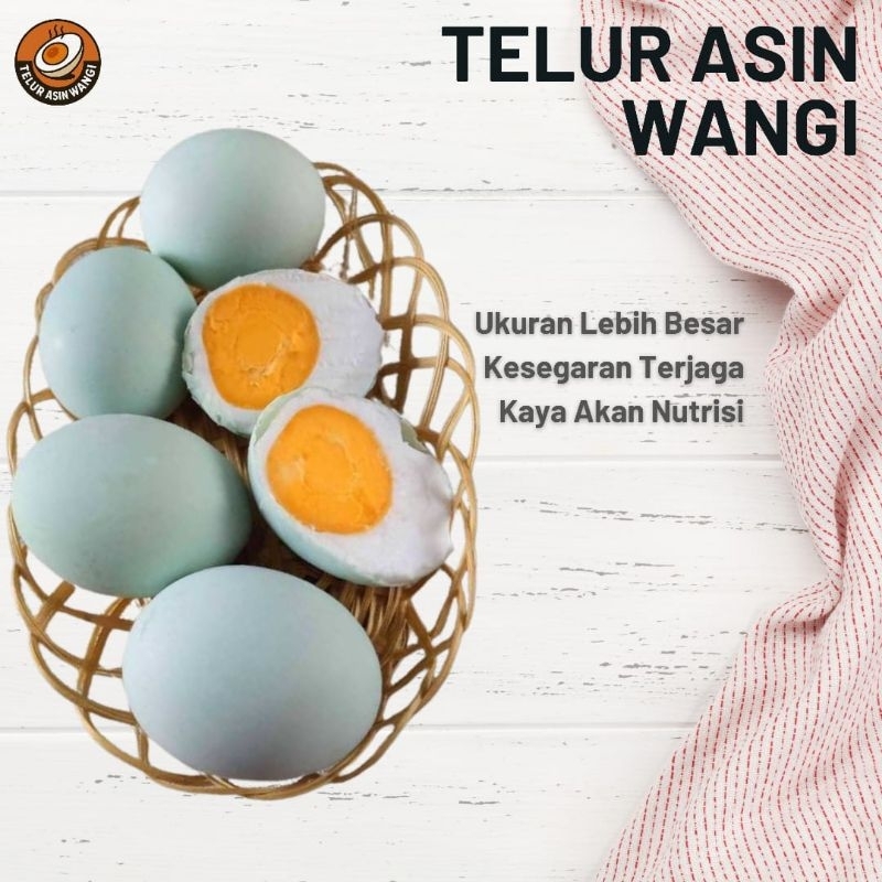 Jual Ukuran Kecil Telur Asin Wangi Masir Homemade – Gurih Lezat, Tanpa ...