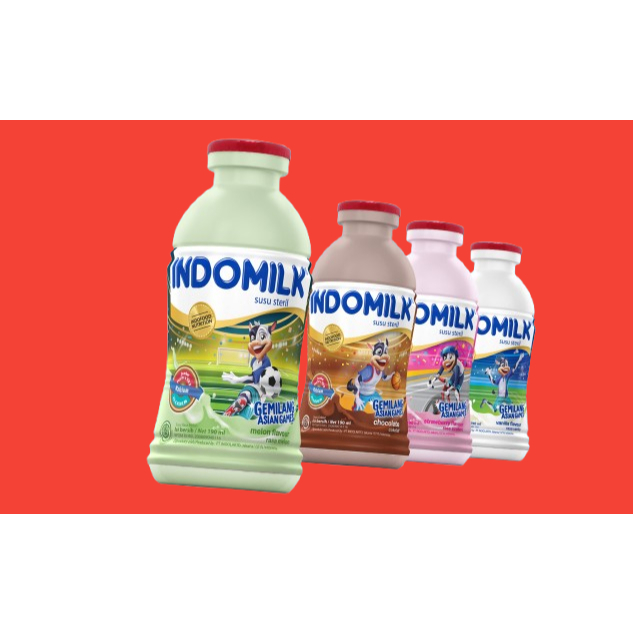 Jual Indomilk Botol 190ml Aneka Rasa - Susu UHT susu indomilk nikmat enak | Shopee Indonesia