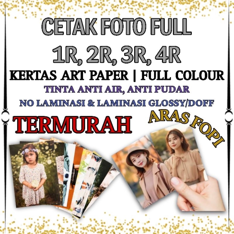 Jual [READY] JASA CETAK PRINT FOTO FULL 1R 2R 3R 4R ART PAPER PRINT ...