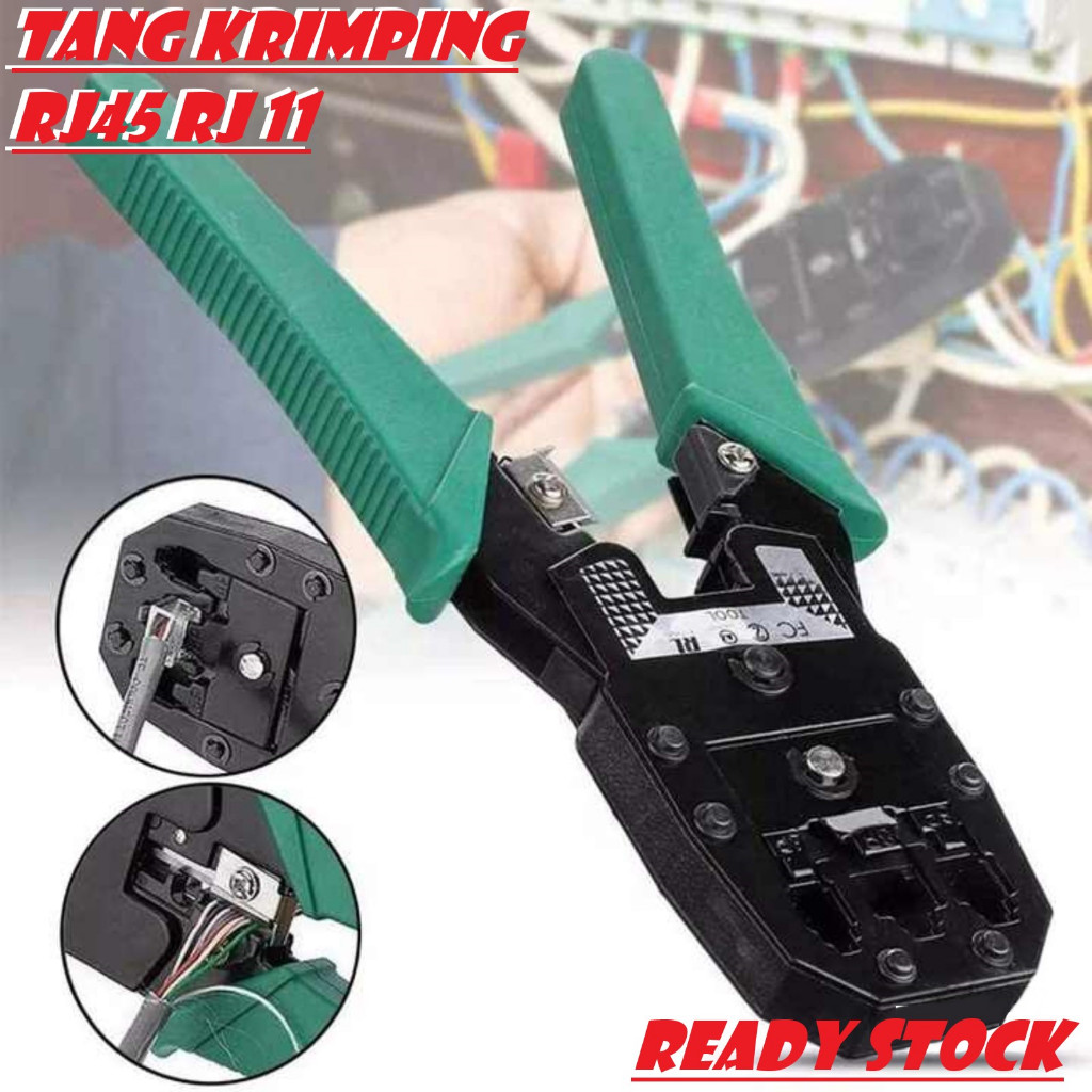 Jual Tang Krimping Tools RJ 45 RJ 11 Crimping Tool RJ45 RJ11 Tang ...
