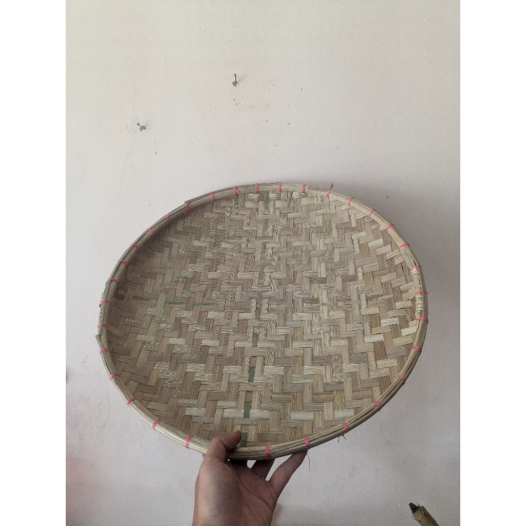 Jual TAMPAH BAMBU NAMPAN NYIRU TUMPENG ANYAMAN DIAMETER 45CM | Shopee ...
