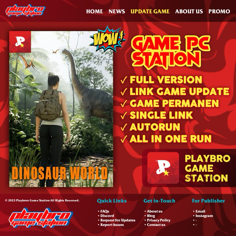 Jual Dinosaur World - Game PC/Laptop (Download to Play Bro!) | Shopee ...
