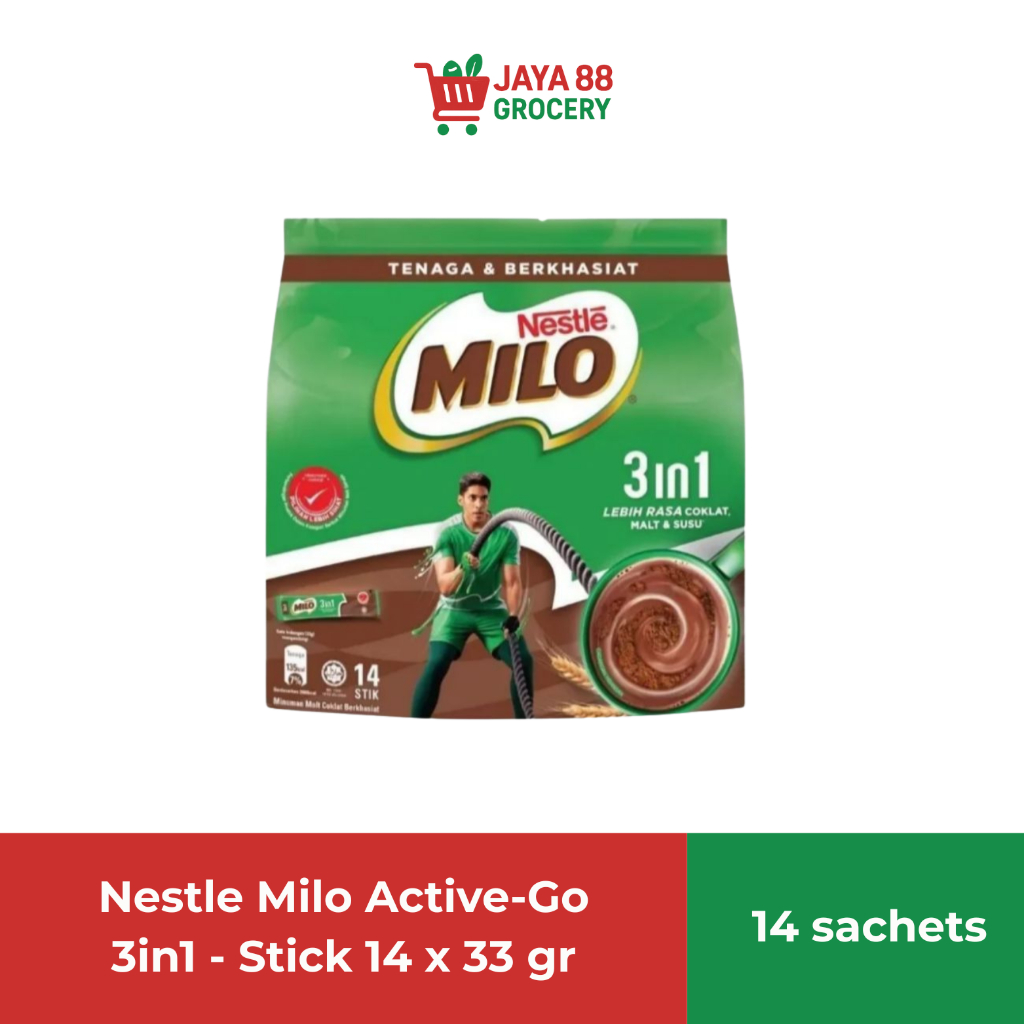 Jual Milo 3in1 (14 Sachet) | Shopee Indonesia