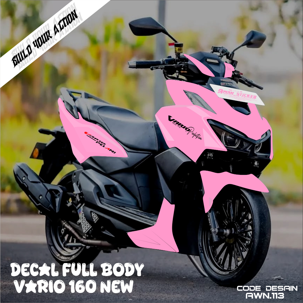 Jual (COD) Decal Sticker Honda Vario New 160 Fullbody 2022 - Dekal ...
