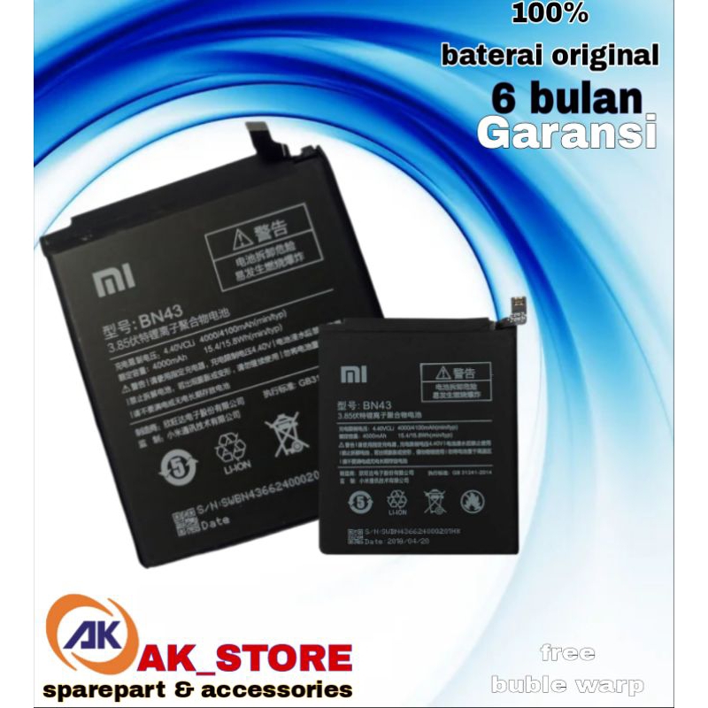 Jual Batre Baterai Battery Xiaomi Redmi 4X BM47 4100mAh | Shopee Indonesia