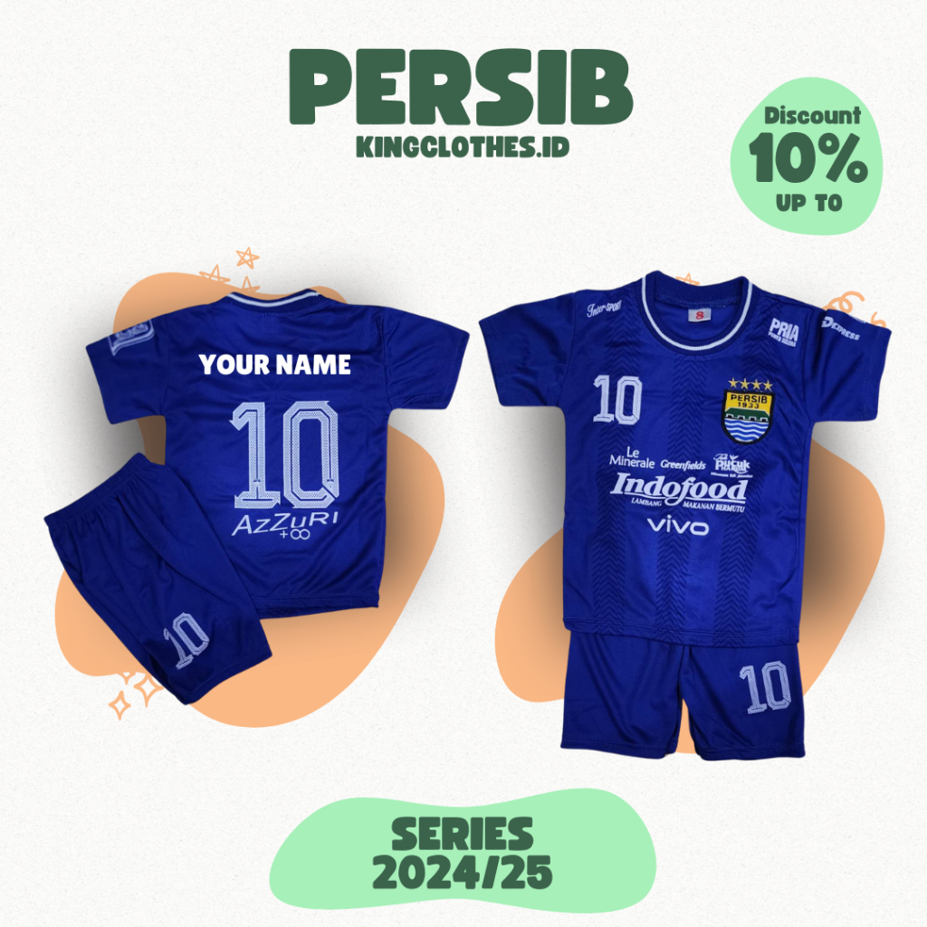 Jual JERSEY BOLA PERSIB BINTANG 4 | Shopee Indonesia