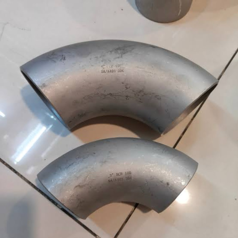 Jual ELBOW LAS SS304 SCH10 90deg L-BOW LAS STAINLESS 304 3”,4”,5”,6”,8 ...