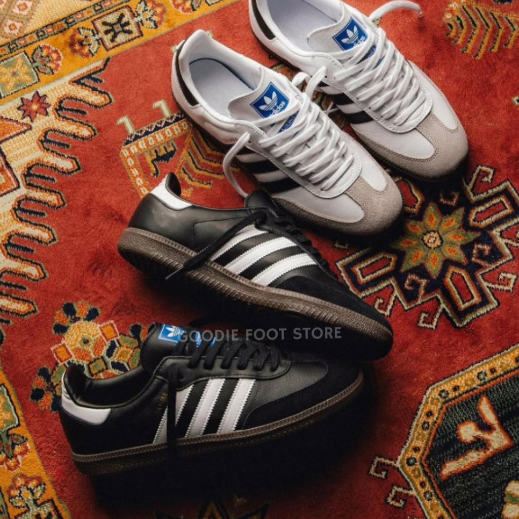 Jual Sepatu Samba Black White Sneakers Samba Putih Hitam | Shopee Indonesia