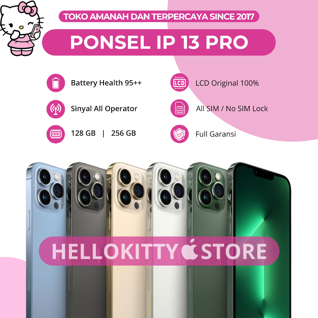 Jual iPHONE 13 pro 128gb 256gb fullset mulus bukan refurbish / rekondisi | Shopee Indonesia