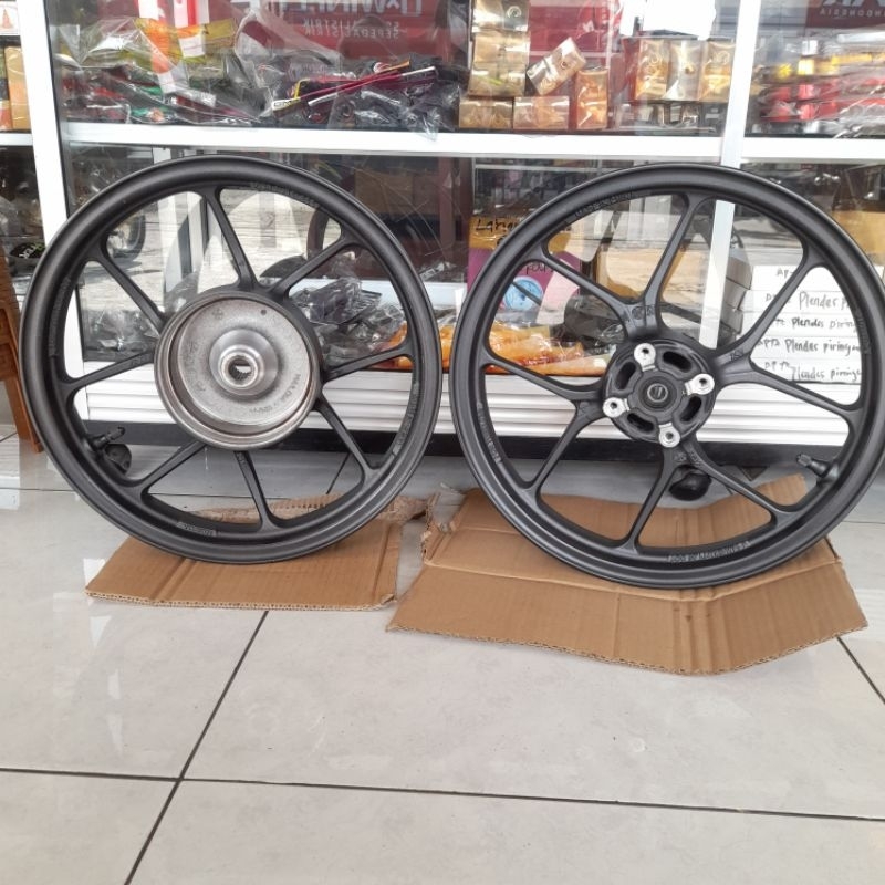 Jual Velg pelk Honda Genio Beat Deluxe ori Set depan belakang | Shopee ...
