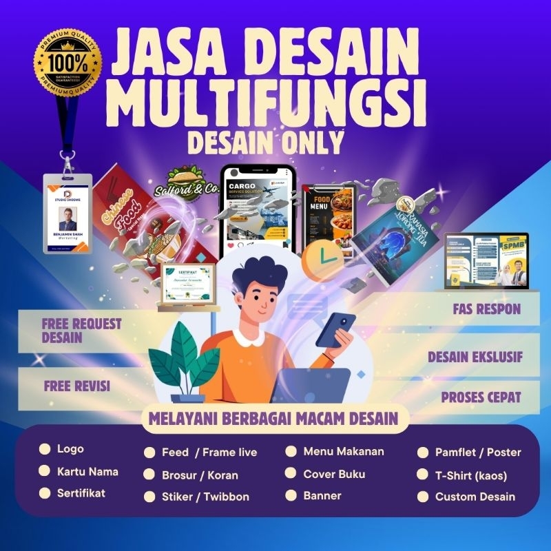 Jual JASA DESAIN GRAFIS MULTIFUNGSI || Desain Logo | Desain Feed ig ...