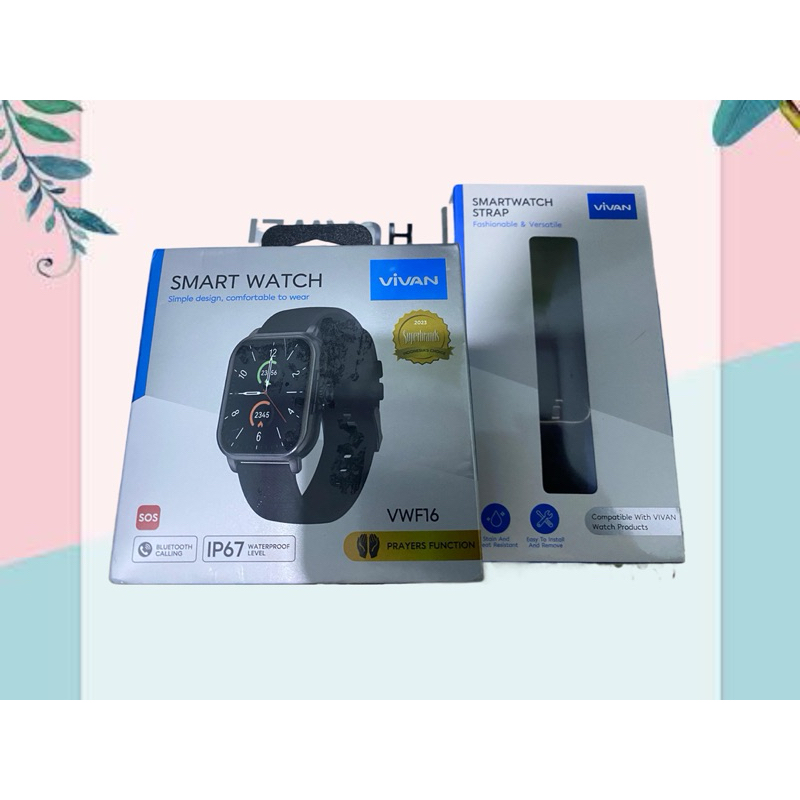 Jual [NEW] VIVAN Islamic Smartwatch Pengingat Waktu Sholat Arah Kiblat ...