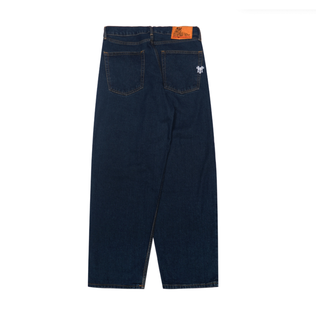 Jual Denim Pants Draelle Dark Blue Defect | Shopee Indonesia