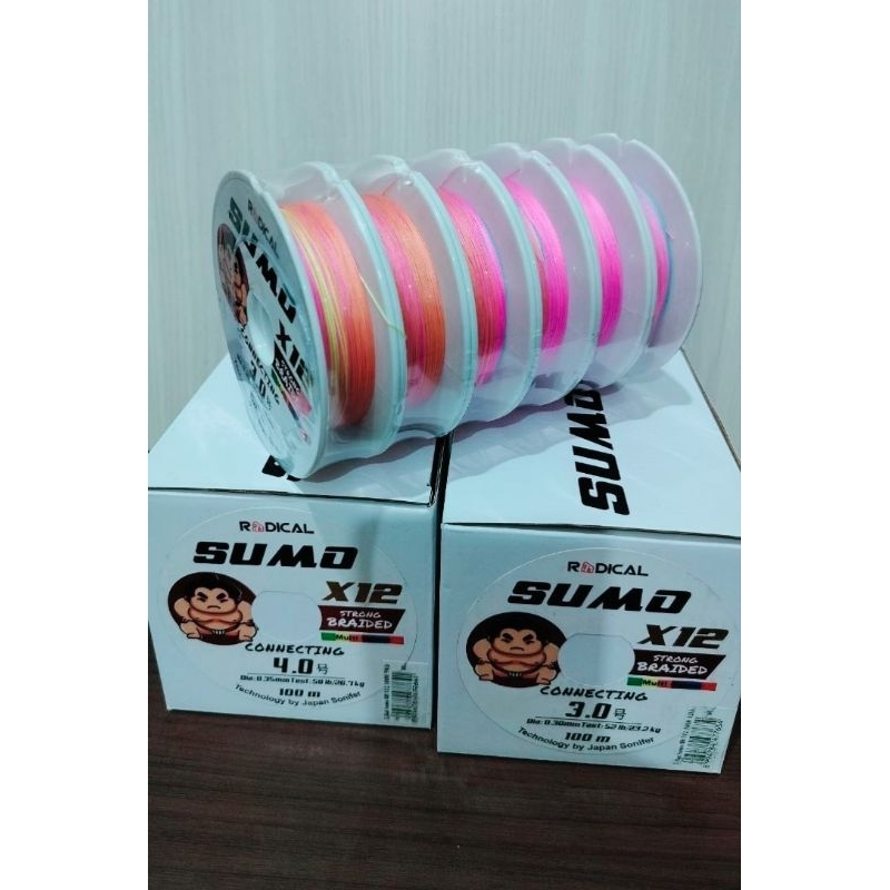 Jual PE X12 RADICAL SUMO MULTICOLOUR 100M | Shopee Indonesia