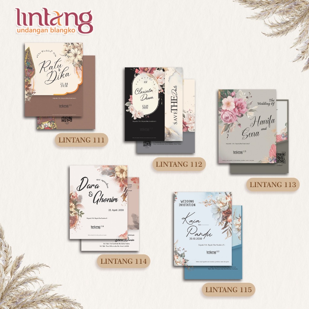 Jual UNDANGAN LINTANG | undangan pernikahan | UNDANGAN BLANGKO LINTANG ...