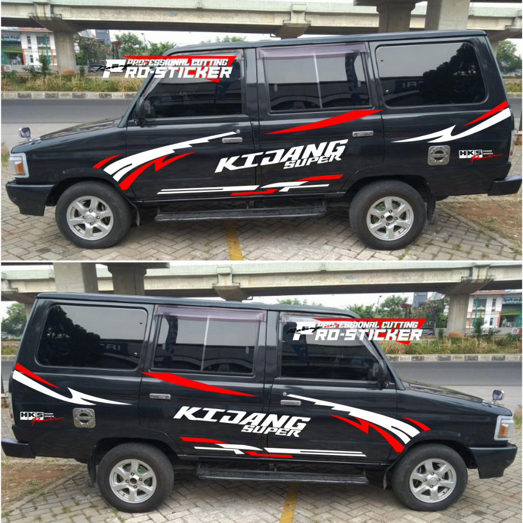 Jual Stiker Mobil Kijang Super Stiker Body Kijang Super Stiker Kijang ...
