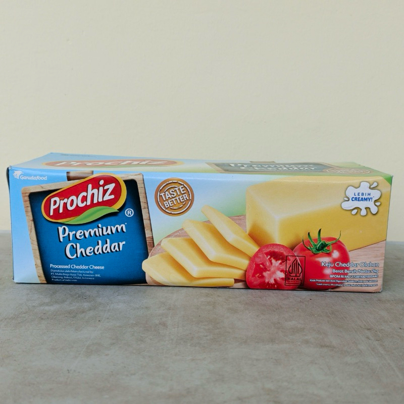 Jual KEJU PROCHIZ PREMIUM CHEDDAR 2KG | Shopee Indonesia