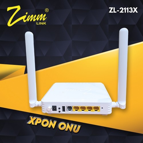 Jual ZIMMLINK XPON ONU ZL-2113X Support EPON & GPON ONT 1GE 3FE 2,4G ...