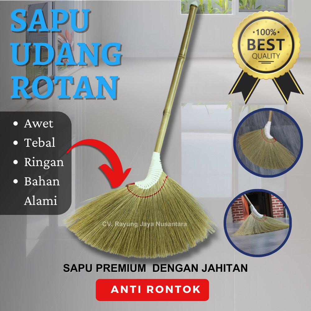 Jual SAPU LANTAI RAYUNG PREMIUM ANTI RONTOK [UDANG ROTAN] | Shopee ...