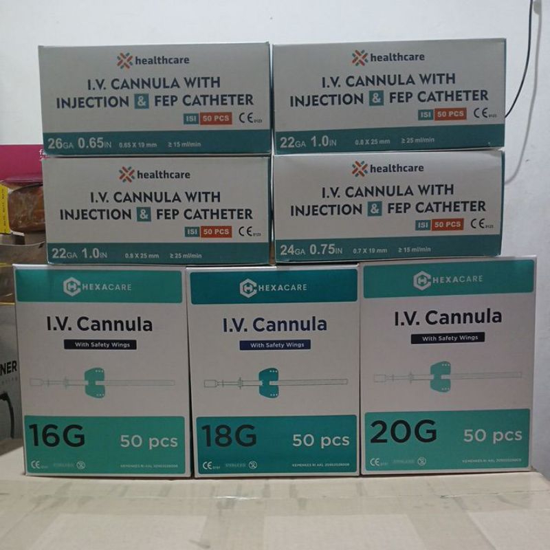 Jual iv cannula hexacare | Shopee Indonesia