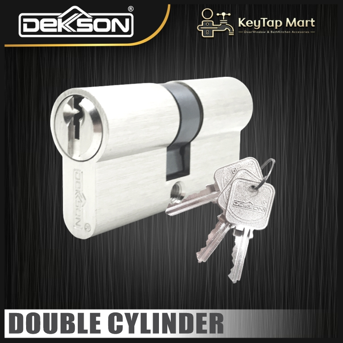 Jual Silinder Kunci Pintu Dekson/Dekkson CYL DC DL 70MM SN Double Cylinder Silinder - KEYTAP ...