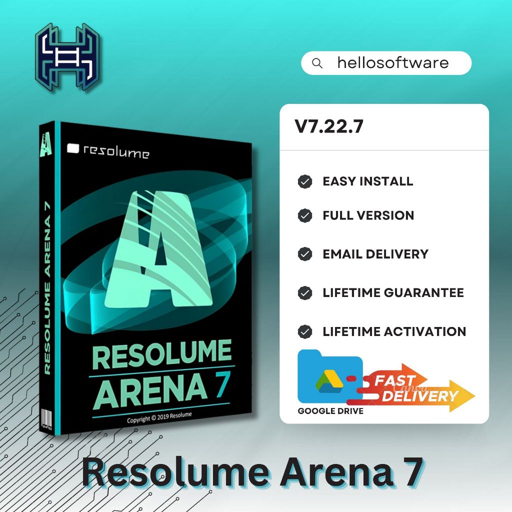 Jual RB22 (WIN/MAC) Resolume Arena V7.22.7 Rev 46617 Full Version (Versi Terbaru) | Shopee Indonesia