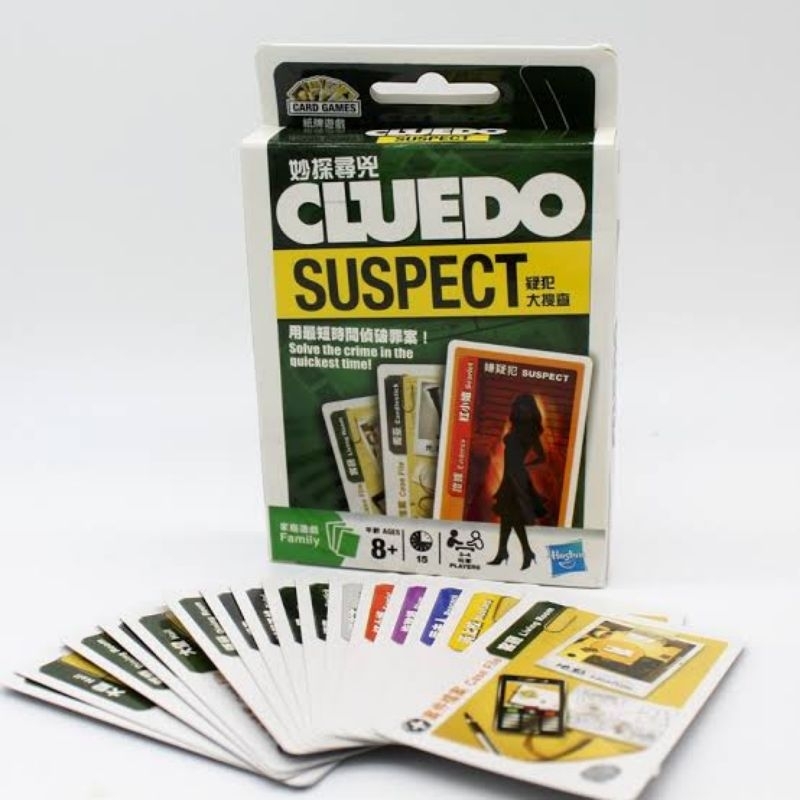 Jual Permainan Kartu Cluedo Suspect Card Game | Shopee Indonesia