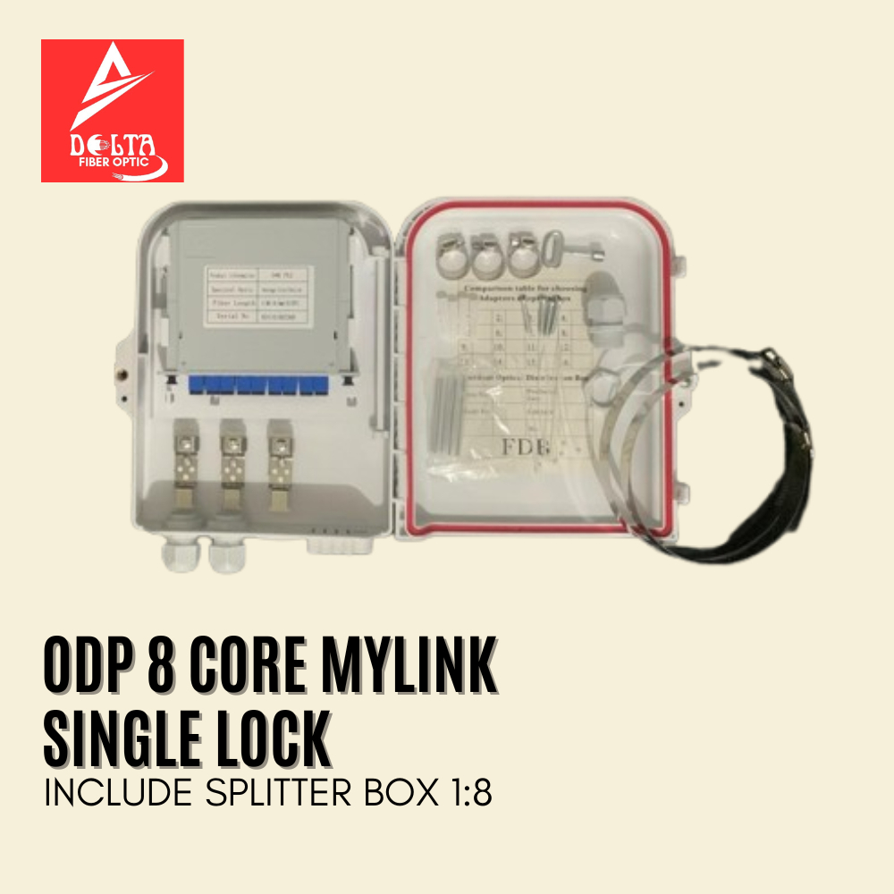 Jual ODP 8 Core Komplit Splitter Box 1:8 Merk Mylink | Shopee Indonesia