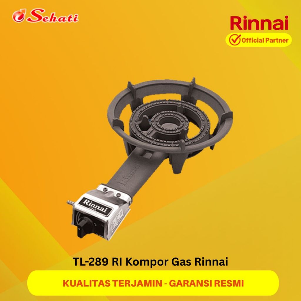 Jual RINNAI TL-289 RI Kompor Gas Rinnai Api Turbo - Garansi Resmi ...