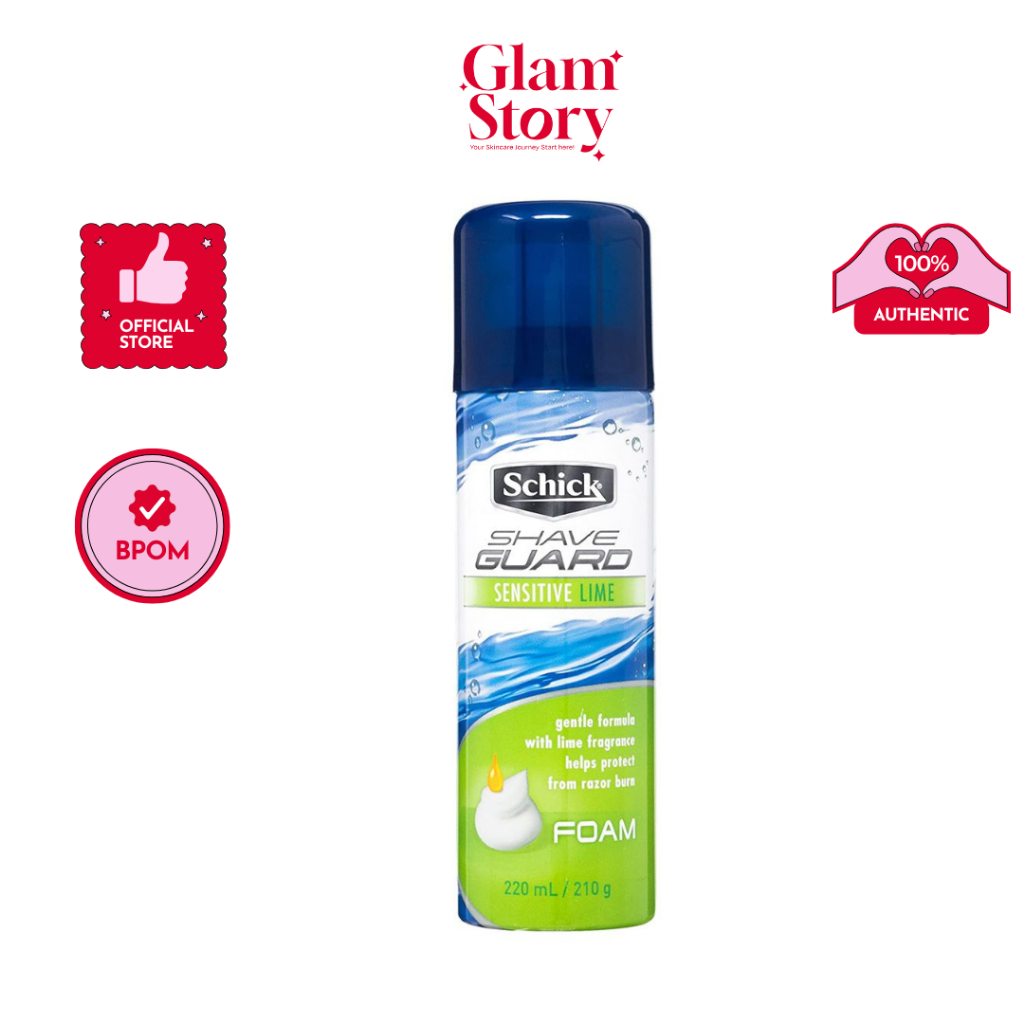 Jual Schick Shave Guard Foam Sensitive Lime | Shopee Indonesia