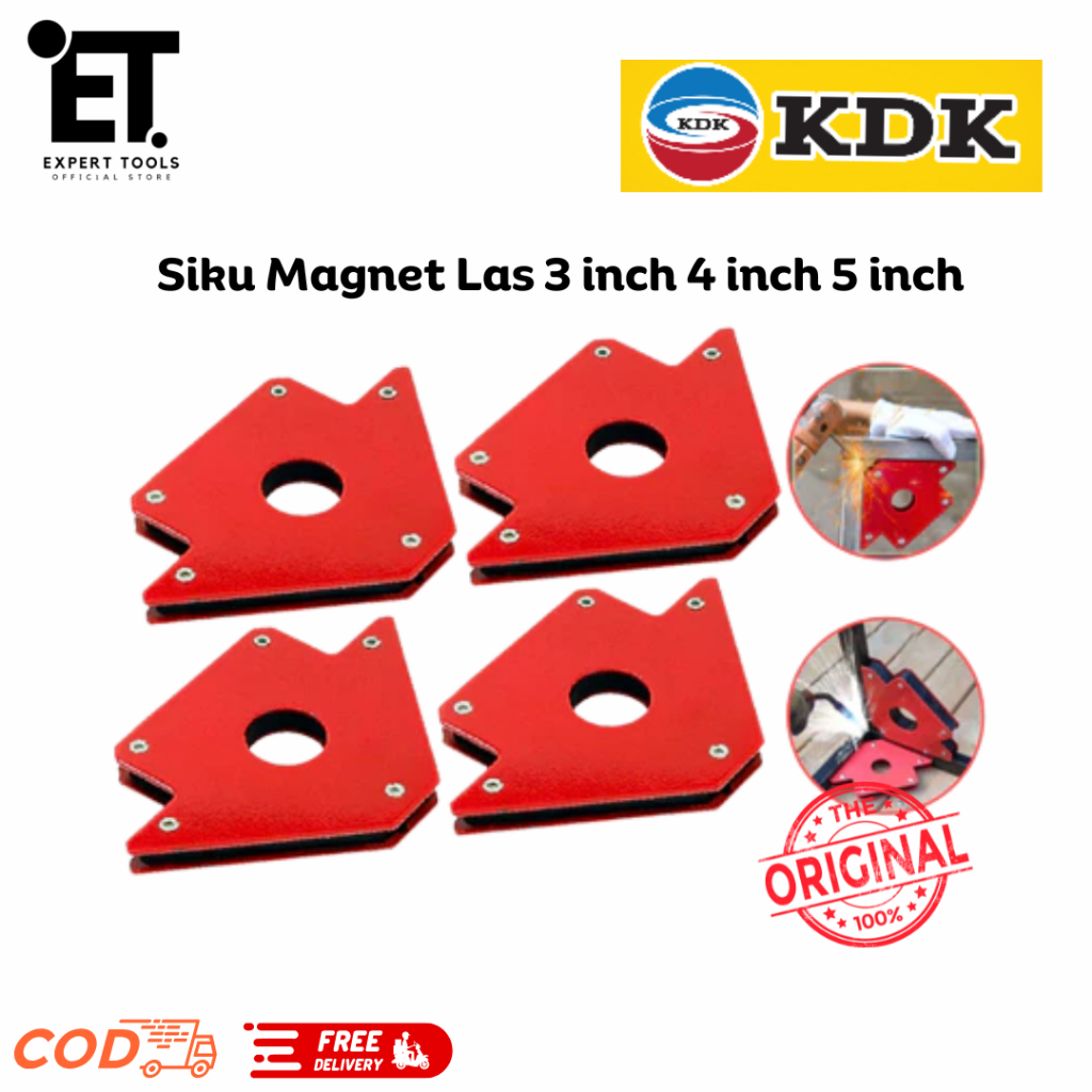 Jual Siku Magnet Las 3 inch 4 inch 5 inch KDK / Siku Las Magnet 3" 4" 5 ...