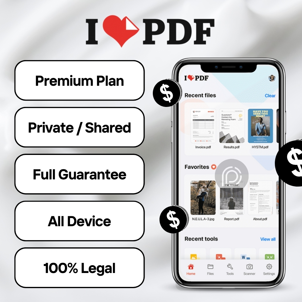 Jual I LOVE PDF ILOVEPDF Premium Original 1 Tahun Full Bergaransi | Shopee Indonesia