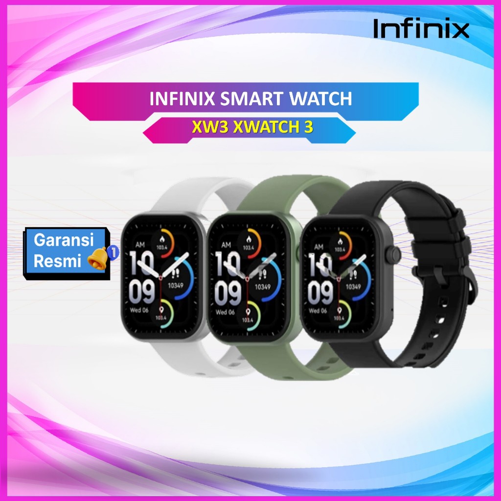 Jual INFINIX SMART WATCH XW3 XWATCH 3 BLACK | Shopee Indonesia