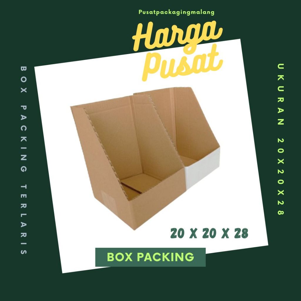 Jual Box File Rak Besar 20x20x28 Box File Packing Kotak Kemasan ...