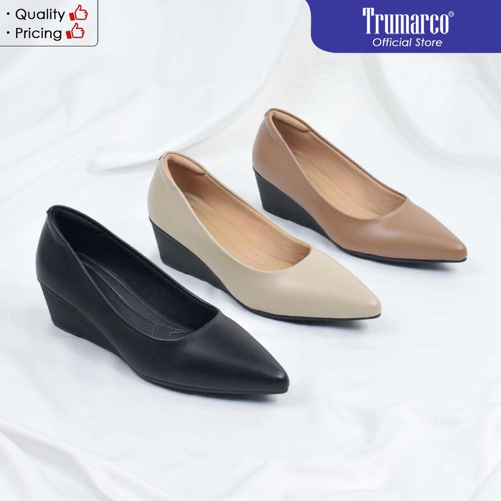 Jual TRUMARCO Sepatu Wedges / Sepatu Kerja Wanita TWA 500 | Shopee ...