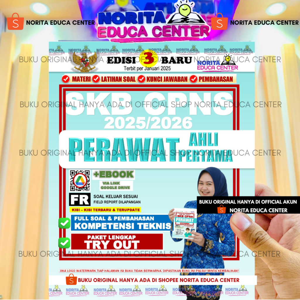 Jual BUKU SKB CPNS PERAWAT AHLI PERTAMA NORITA EDUCA CENTER | Shopee Indonesia